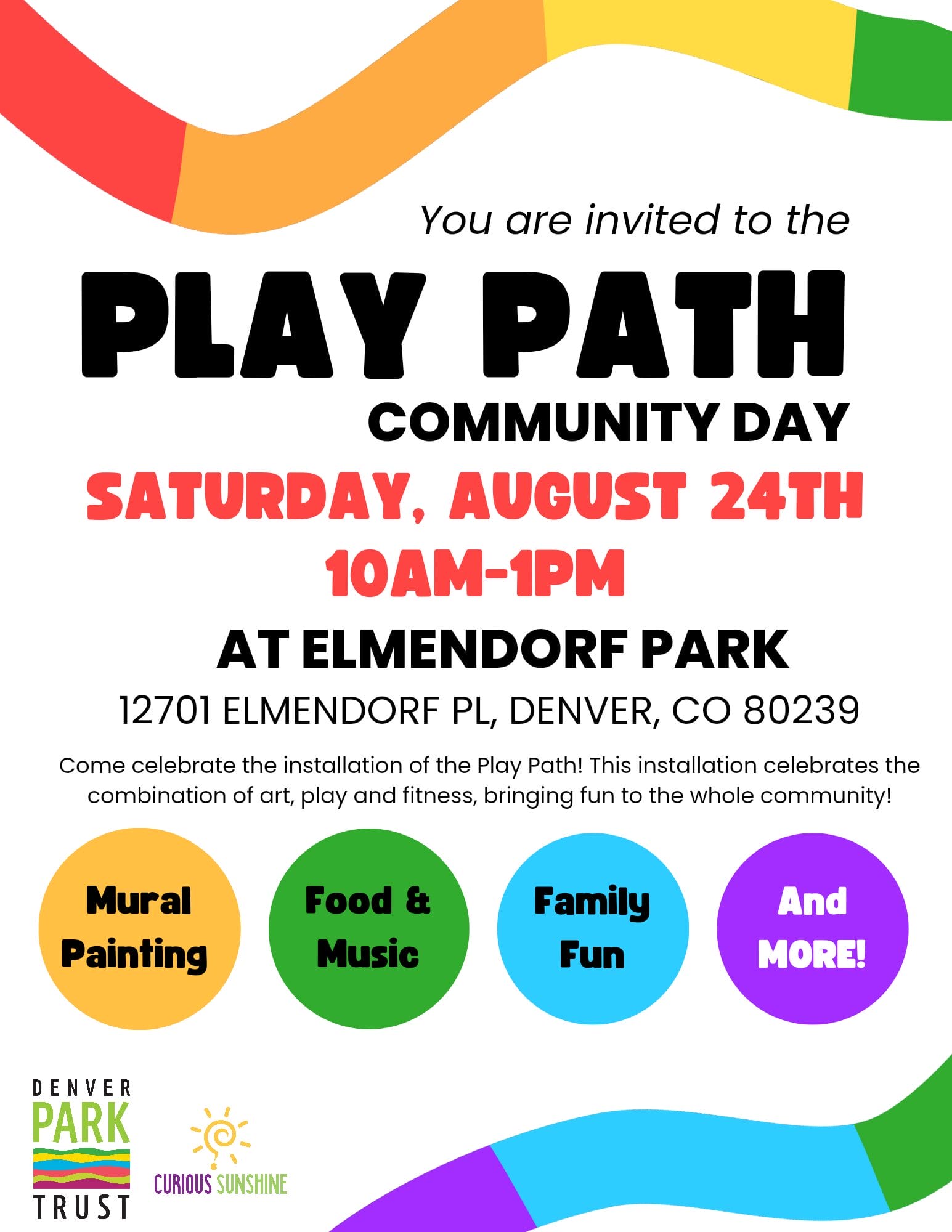 Play Path Painting - Denver Park Trust